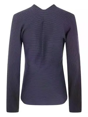 Paloma Wool V-neck Ribbed Sweater - Grey