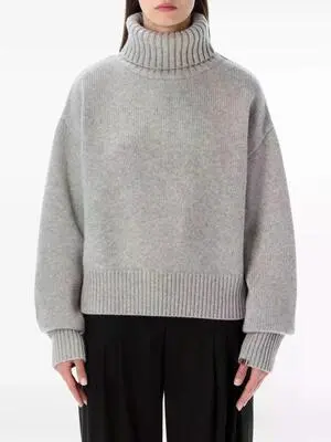 Extreme Cashmere Roll-neck Long-sleeve Sweater - Grey