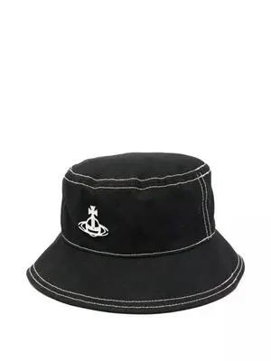 VIVIENNE WESTWOOD Orb Bucket Hat - Black