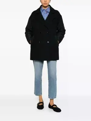 Patrizia Pepe Paneled Double-breasted Coat