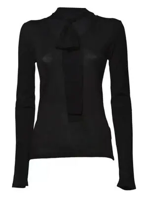 Solotre Ribbed Sweaters For Women