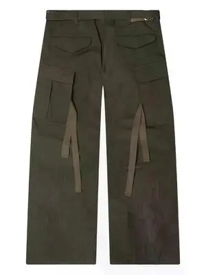 Sacai Ripstop Belted Trousers