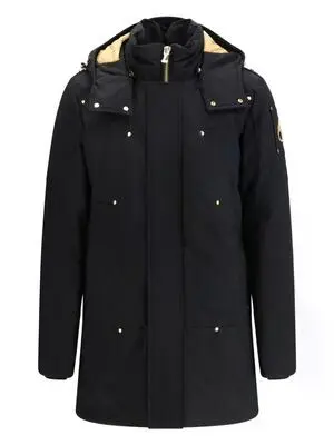 Moose Knuckles Stirling Hooded Zip-up Parka - Black