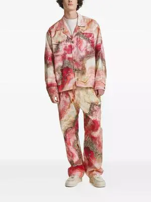 IRINA VOINEA Rose Crystal Overshirt