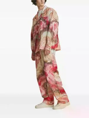 IRINA VOINEA Rose Crystal Overshirt