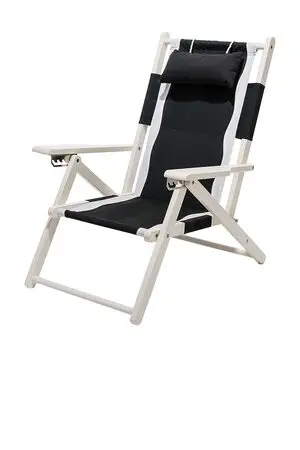 BUSINESS & PLEASURE Tommy Chair - Teak Natural & Rivie Black