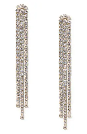 Nadri Hollywood Chandelier Drop Earrings - Gold