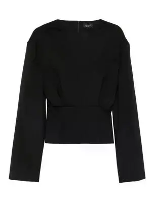 A.W.A.K.E. Mode Round-neck Top - Black