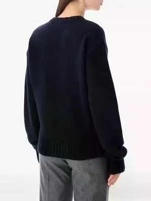 Extreme Cashmere Long-sleeve Ribbed Sweater