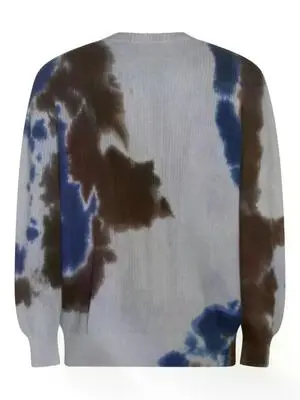 MAUNA KEA Tie-dye Crew Neck Sweater