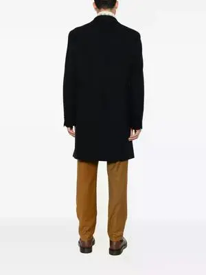Tagliatore Button-up Coat - Black