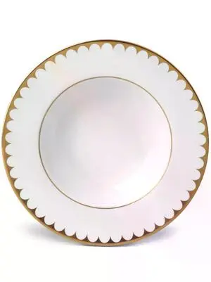 L'Objet Aegean Filet Soup Plate - White