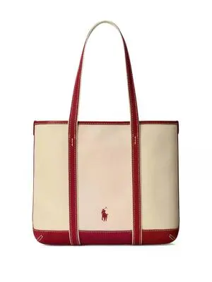 Polo Ralph Lauren Polo Bear Canvas Tote - Neutrals