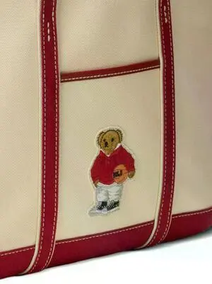 Polo Ralph Lauren Polo Bear Canvas Tote - Neutrals