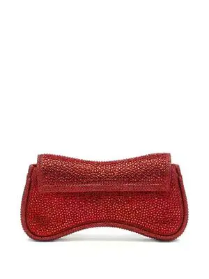 DIESEL® Crystal-embellished Clutch - Red