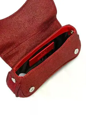 DIESEL® Crystal-embellished Clutch - Red