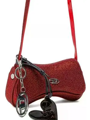 DIESEL® Crystal-embellished Clutch - Red