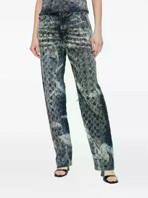 DIESEL® Frayed-effect Jeans - Grey