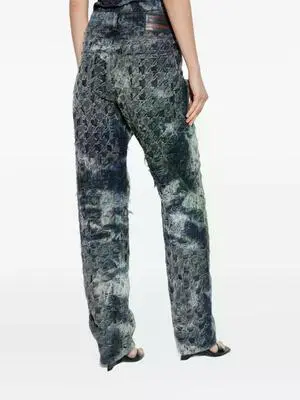 DIESEL® Frayed-effect Jeans - Grey
