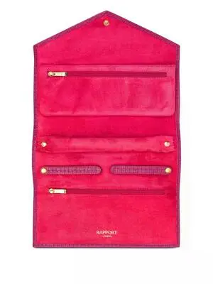 RAPPORT LONDON Charlotte Jewellery Roll - Pink