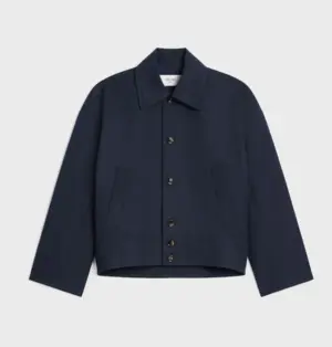 Celine Jacket In Cotton And Wool Gabardine