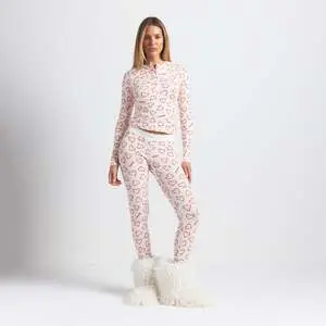 SKIMS Faux Fur Shaggy Boots - Marble