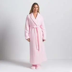 SKIMS Duvet Long Robe - Cherry Blossom