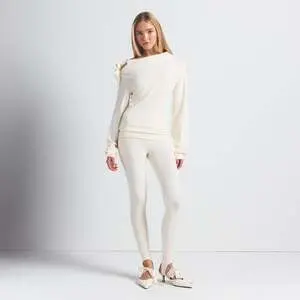 SKIMS Off The Shoulder Top - Ecru