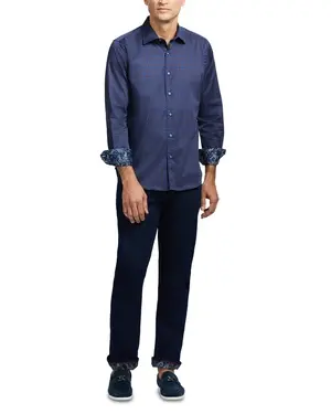 Robert Graham Talbot Cotton Blend Button Down Shirt