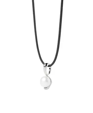PDPAOLA La Perla Essential Pendant Necklace - Silver