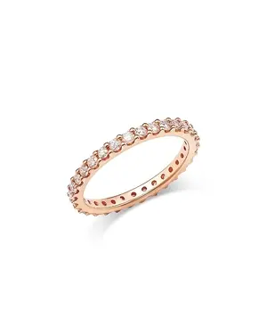 Rose Gold Diamond Eternity Bands