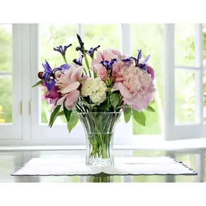 WILLIAM YEOWARD CRYSTAL Iris Vase, 4.75