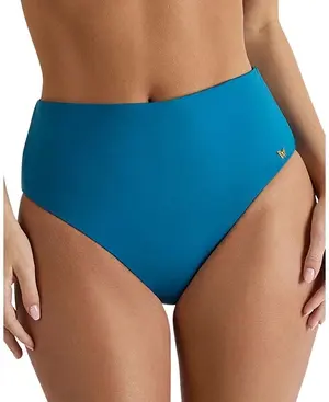 Kiki De Montparnasse Lace-up High-waist Bikini Bottom - La Mer