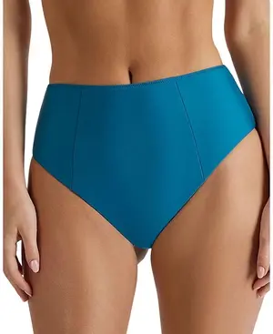 Kiki De Montparnasse Echauffe High Waist Bikini Bottom - La Mer
