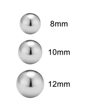 ORADINA Sterling Ball Stud Earrings