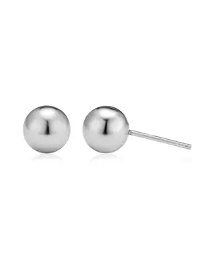 ORADINA Sterling Ball Stud Earrings