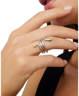 ORADINA Sterling Snake Wrap Ring