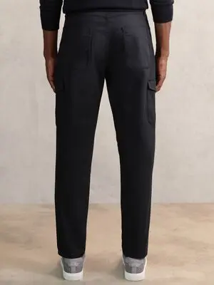 REISS Robinson Cotton-lyocell Cargo Trousers