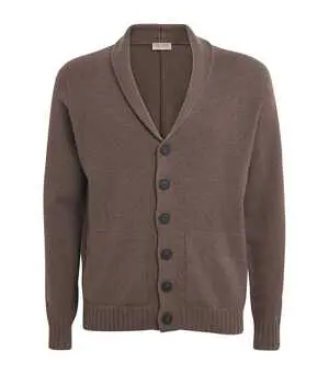 John Smedley Cashmere Shawl-collar Rockford Cardigan