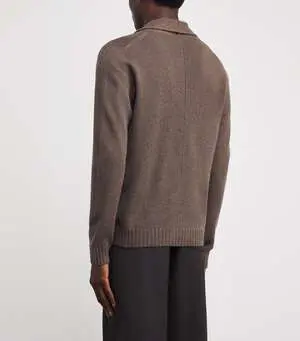 John Smedley Cashmere Shawl-collar Rockford Cardigan