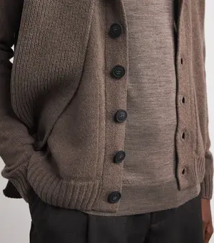 John Smedley Cashmere Shawl-collar Rockford Cardigan
