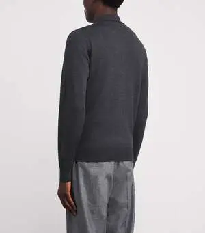 John Smedley Merino Wool Hybrid Overshirt - Grey