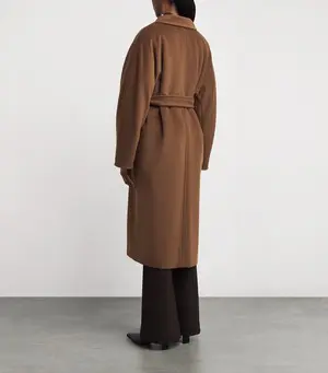 Max Mara Wool And Cashmere Belted Coat - Brown