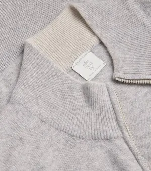 Eleventy Cashmere Zip-up Sweater
