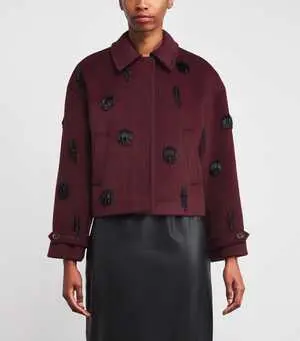 Simkhai Wool-blend Katya Jacket - Red