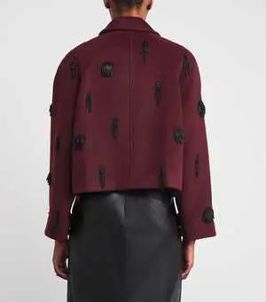 Simkhai Wool-blend Katya Jacket - Red