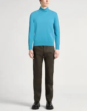 Herno Turtleneck Wool Sweater - Blue