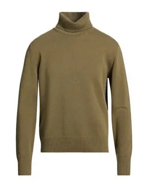 Herno Turtleneck Wool Sweater Green