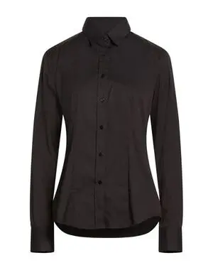 XACUS Poplin Stretch Shirt - Black