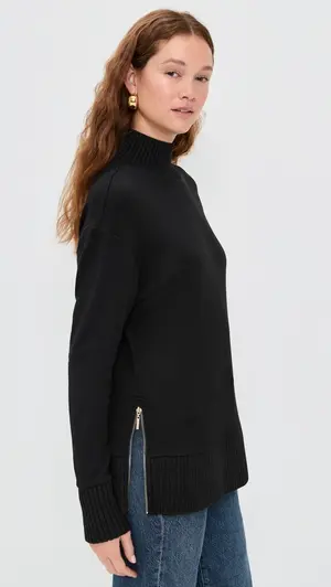 Z Supply Sable Ribbed Sweatshirt